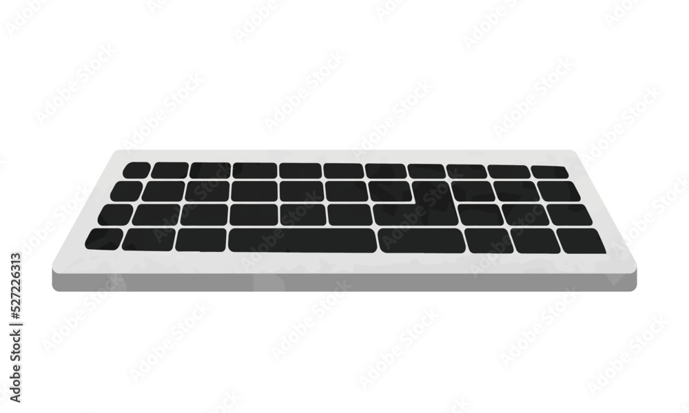 Computer keyboard clipart. Simple computer or laptop keyboard ...