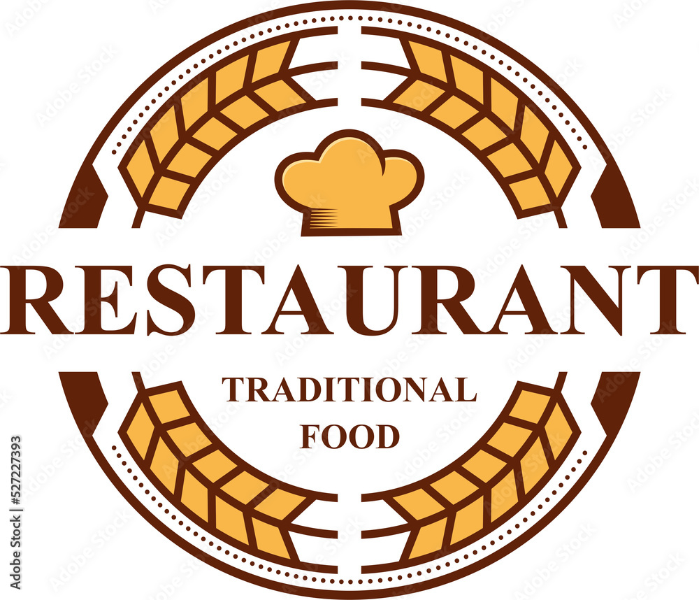 Restaurant traditional food logo template, restaurant png Stock ...
