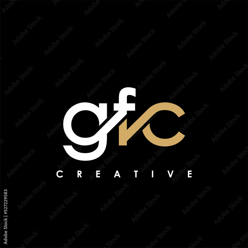 GFC Letter Initial Logo Design Template Vector Illustration Stock ...