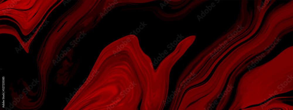 Red marble ink and background for design. Marble rock texture red ink ...