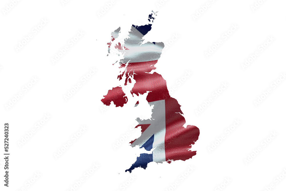 United Kingdom UK map outline icon. PNG alpha channel. Country with ...