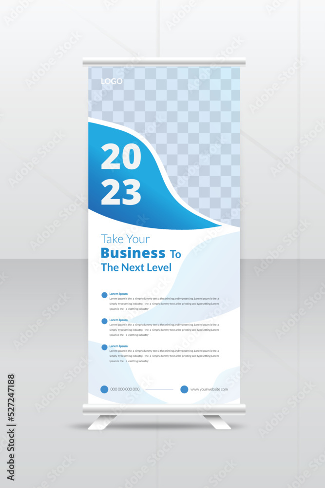 Professional creative business stander roll up banner design Stock ...
