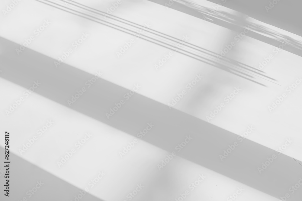 Gray shadow and light blur abstract background on white wall from ...