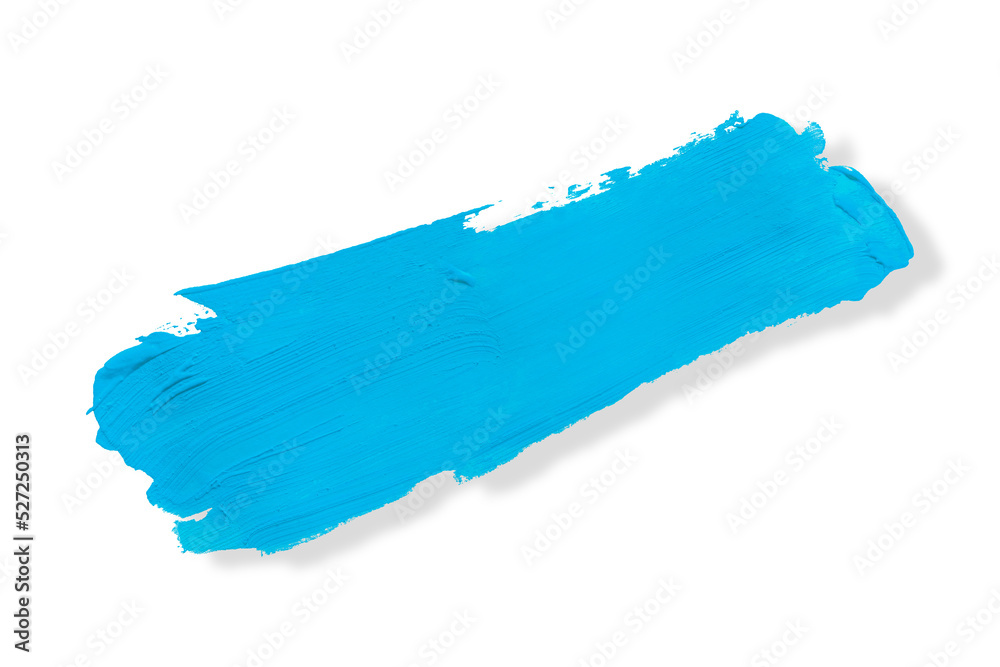 blue brush and shadow isolated on transparent background blue ...