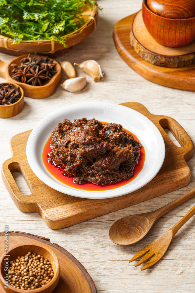 Rendang Pork or Rendang babi. Rendang babi is often described as a rich ...