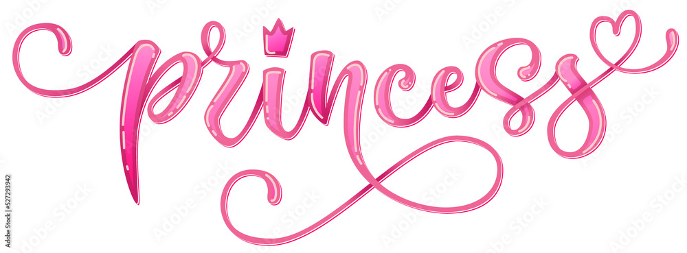 Princess Word Pink