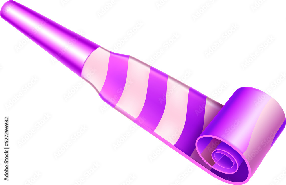 Party Blower Transparent Background