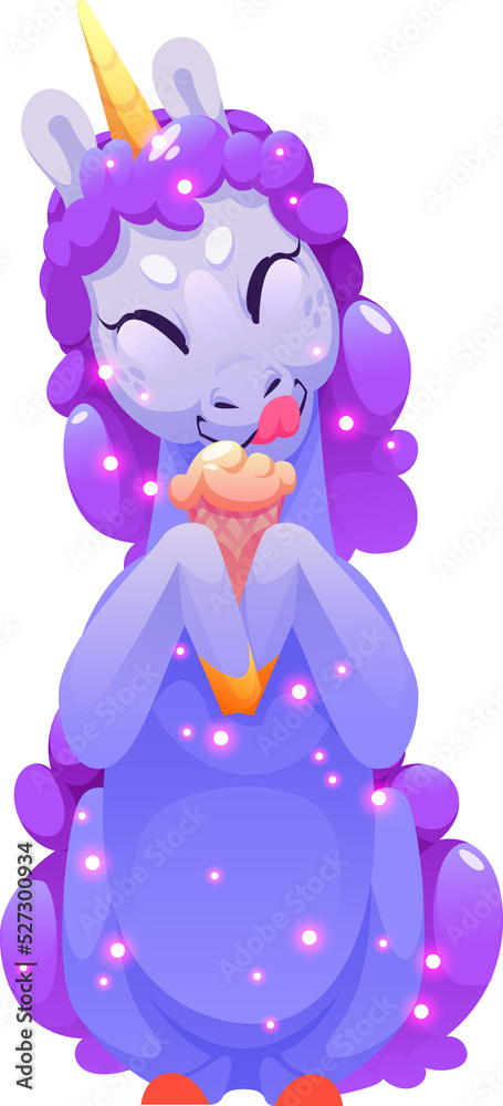 Cute cartoon unicorn Stock Illustration | Adobe Stock