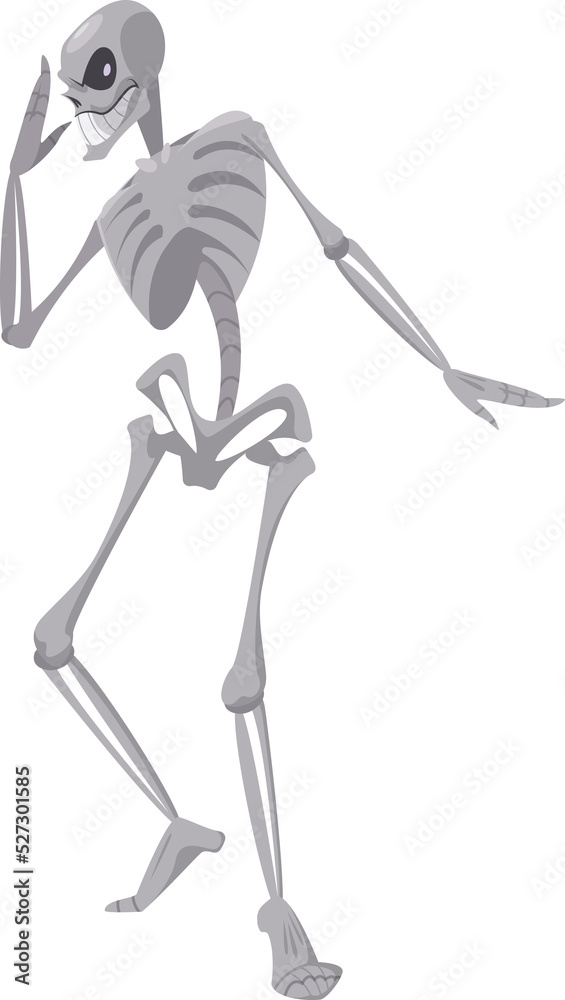 dancing skeleton Stock Illustration | Adobe Stock