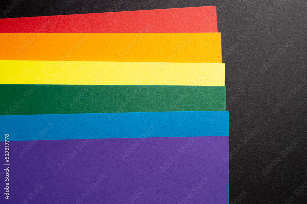 Foto de LGBT rainbow flag. Pride Flag. Pride month do Stock | Adobe Stock