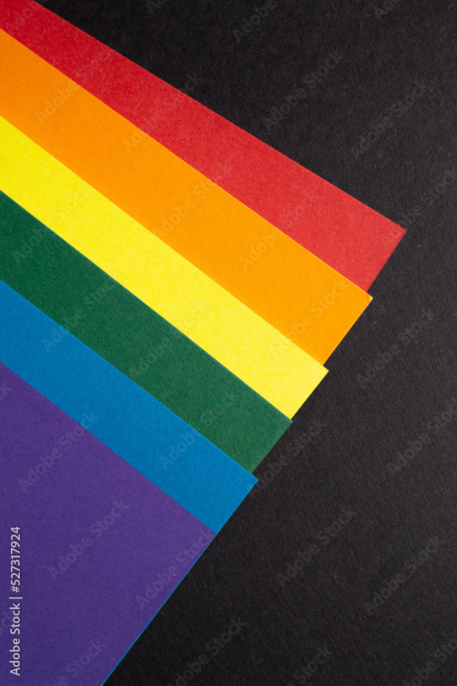 LGBT rainbow flag. Pride Flag. Pride month Stock Photo | Adobe Stock