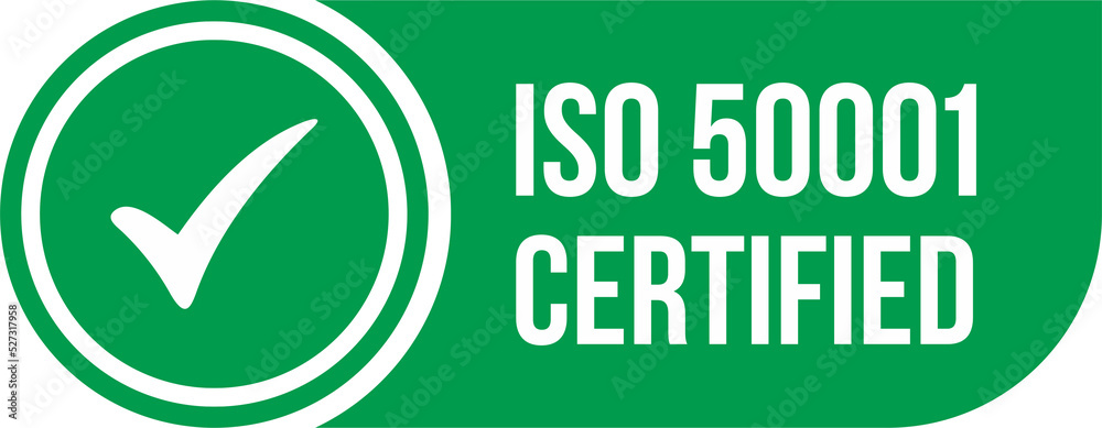 ISO 50001 standard certificate badge - Energy management. Png stock ...