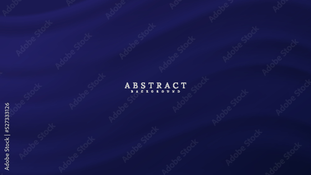 Navy blue background abstract cloth or liquid wave illustration of wavy ...