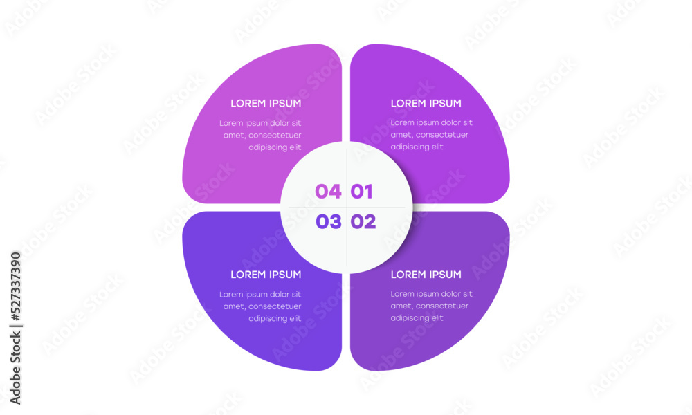 Infographic design template with icons and options or steps. Business ...