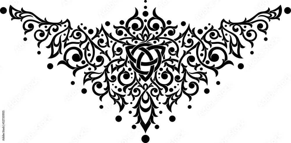 Gothic Pattern Tattoo