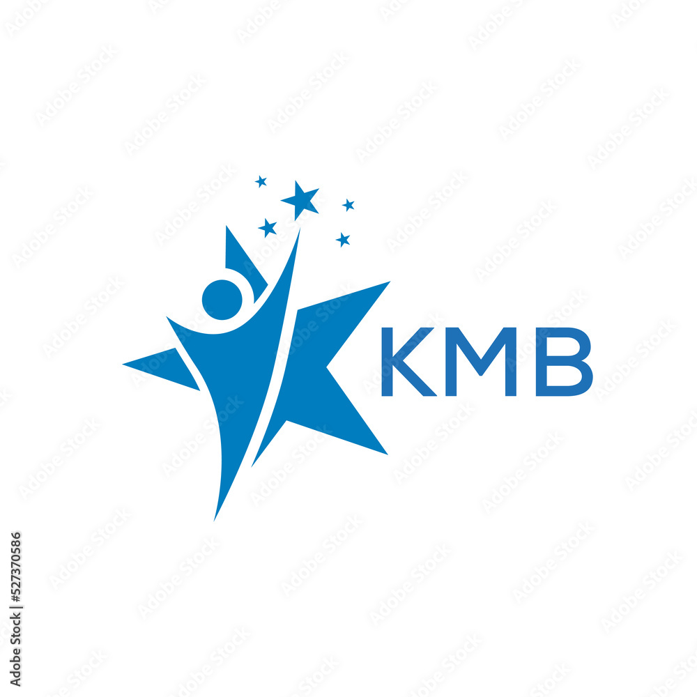 KMB Letter logo white background .KMB Business finance logo design ...