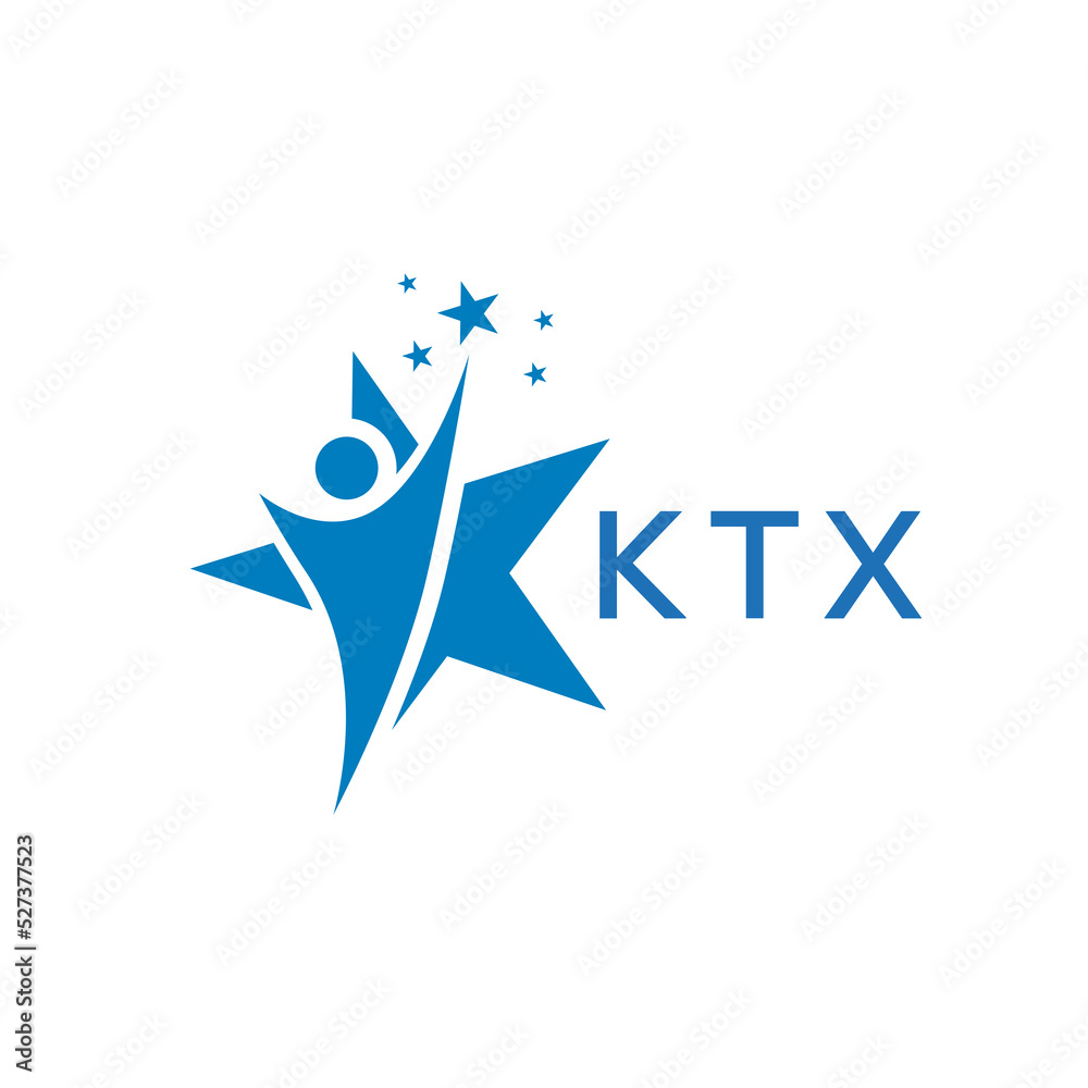 KTX Letter logo white background .KTX Business finance logo design ...