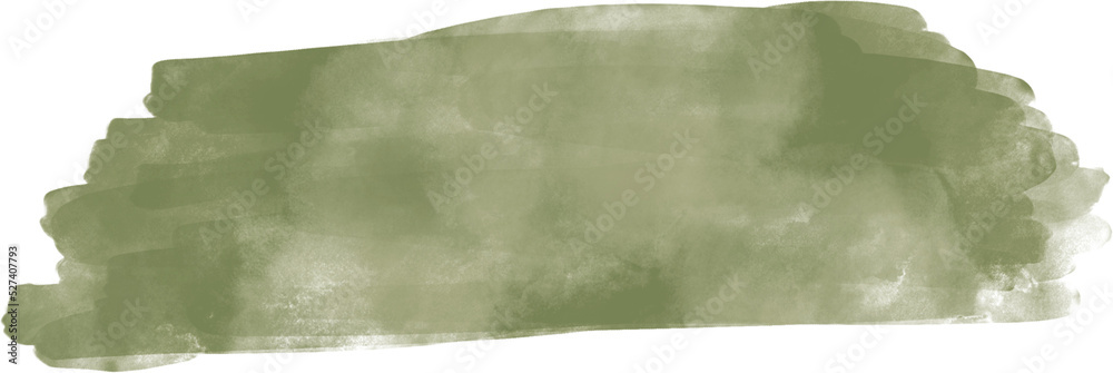 Army green watercolor splash and brush stroke for decoration. Stock ...
