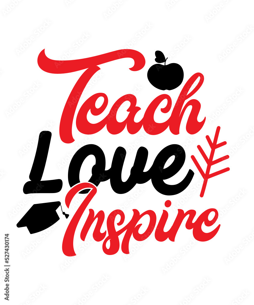 Vecteur Stock Teacher Svg Design Teacher Svg Bundle Teacher Svg Png