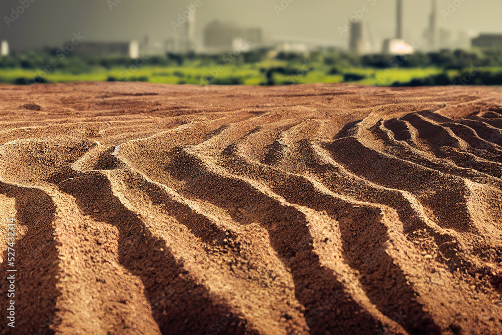 dry soil, climate change background, 3d render, 3d illustration Stock ...