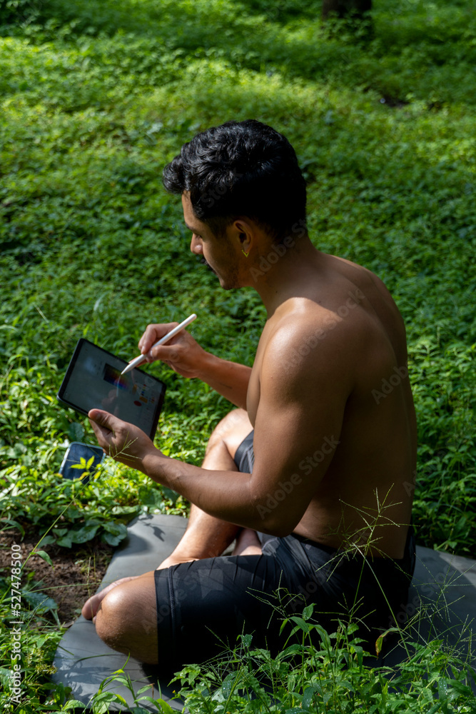 Meditation While Drawing