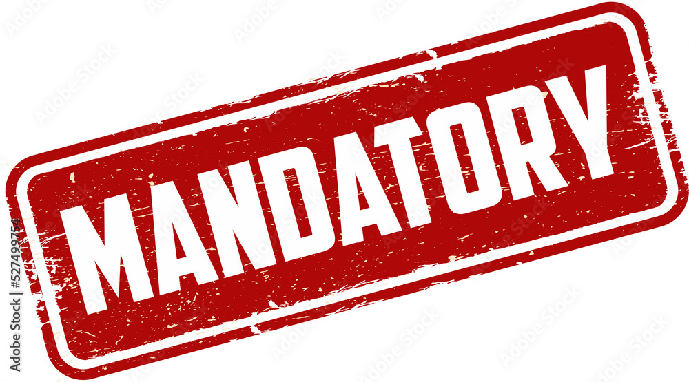 Mandatory grunge rubber stamp png illustration Stock Illustration ... Mandatory grunge rubber stamp png illustration Stock Illustration ...