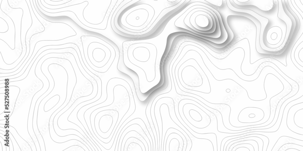 abstract vactor white lines pattern and Topographic and maunt,river,sea ...