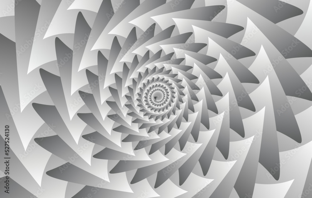 circular motion blur moving spin spiral optical illusion vector ...