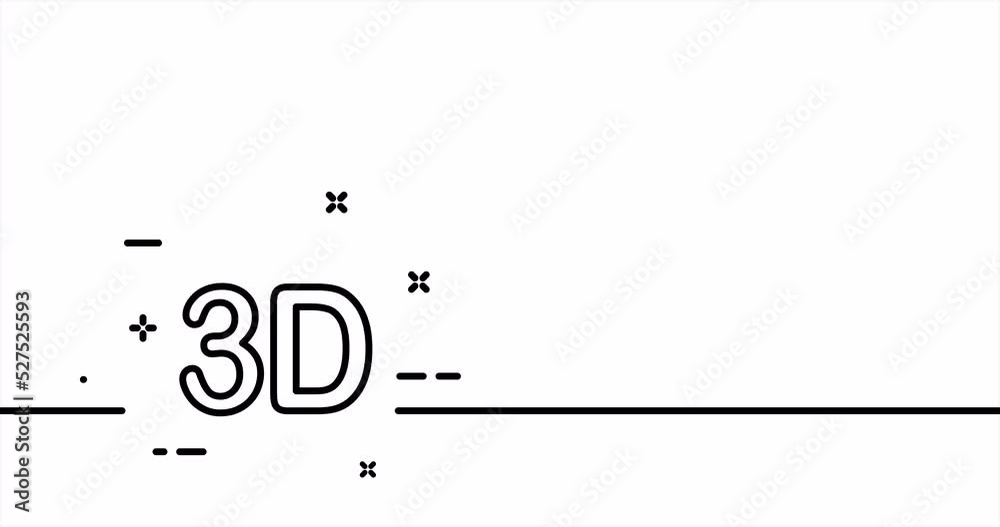 3D text. Virtual reality. Application Development, 360 degree, arrows ...