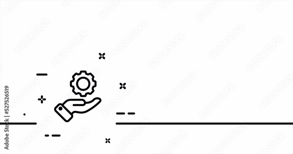 Gear in hand. Mechanism, wheels, construct, build, device, mechanical ...