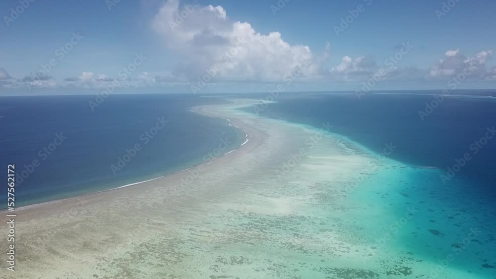 Kuop atoll in Truk lagoon, Chuuk also known as Neoch atoll and ...