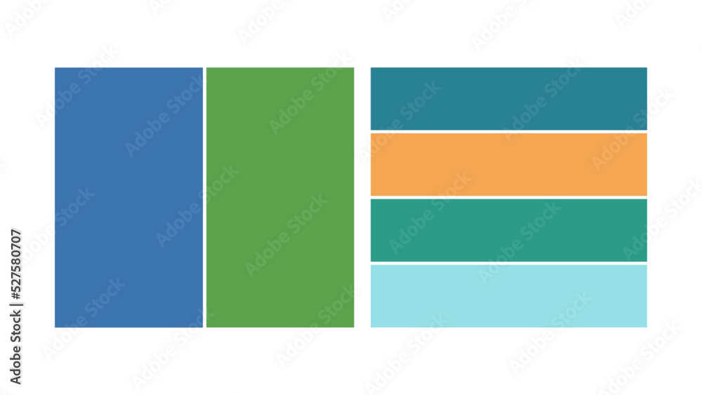 primary and secondary color palette Stock Vector | Adobe Stock