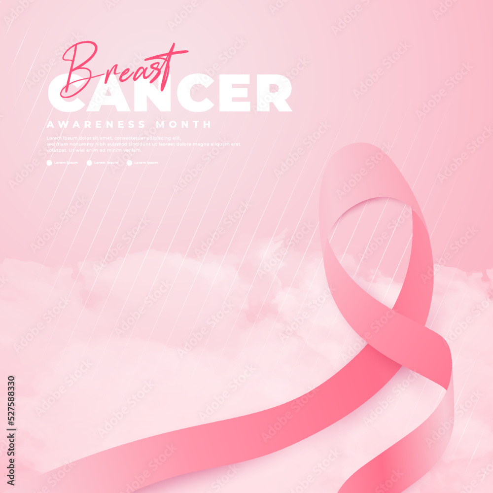 Breast Cancer Awareness Month, suitable for backgrounds, banners ...