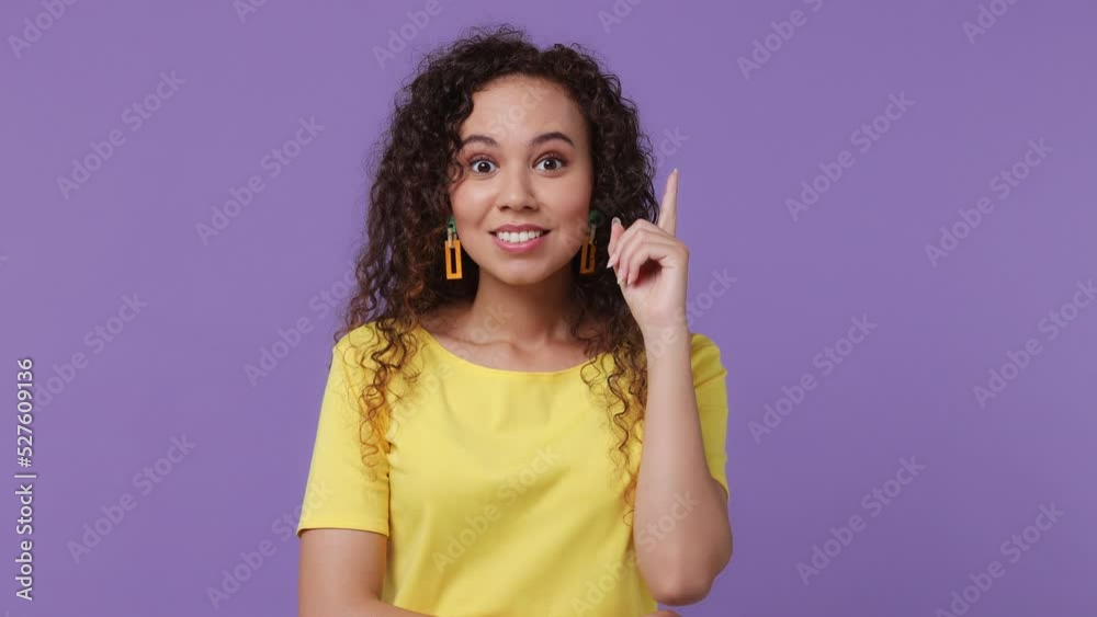 Video „Young excited insighted smart proactive woman of African ...