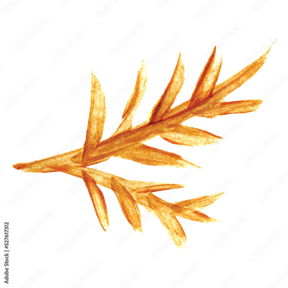 golden illustration brush branch. gold tree branch isolated png on ...