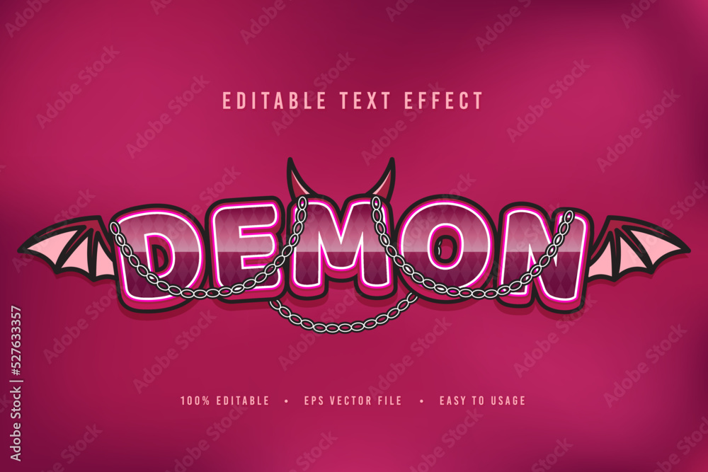 decorative demon Font and Alphabet vector Stock Vector | Adobe Stock