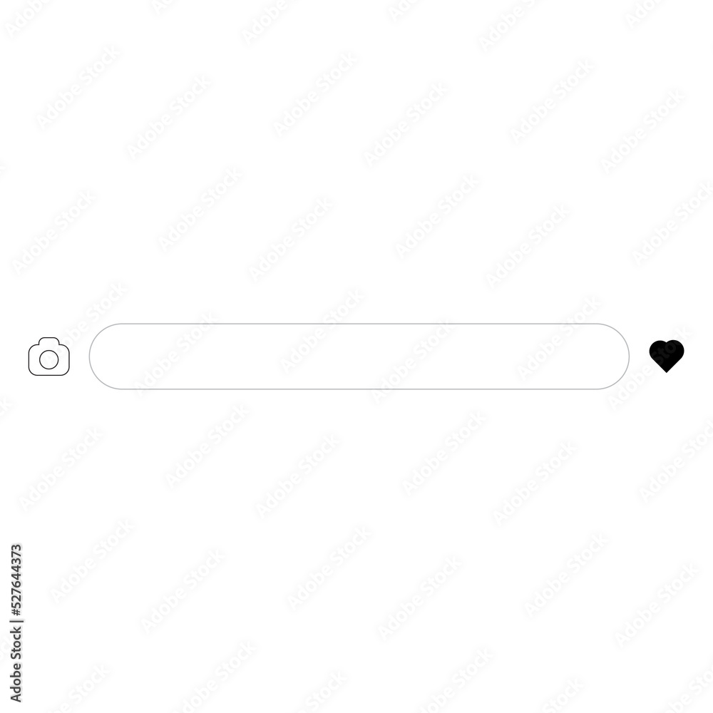 blank chat box for ui ux interface design element and template Stock ...