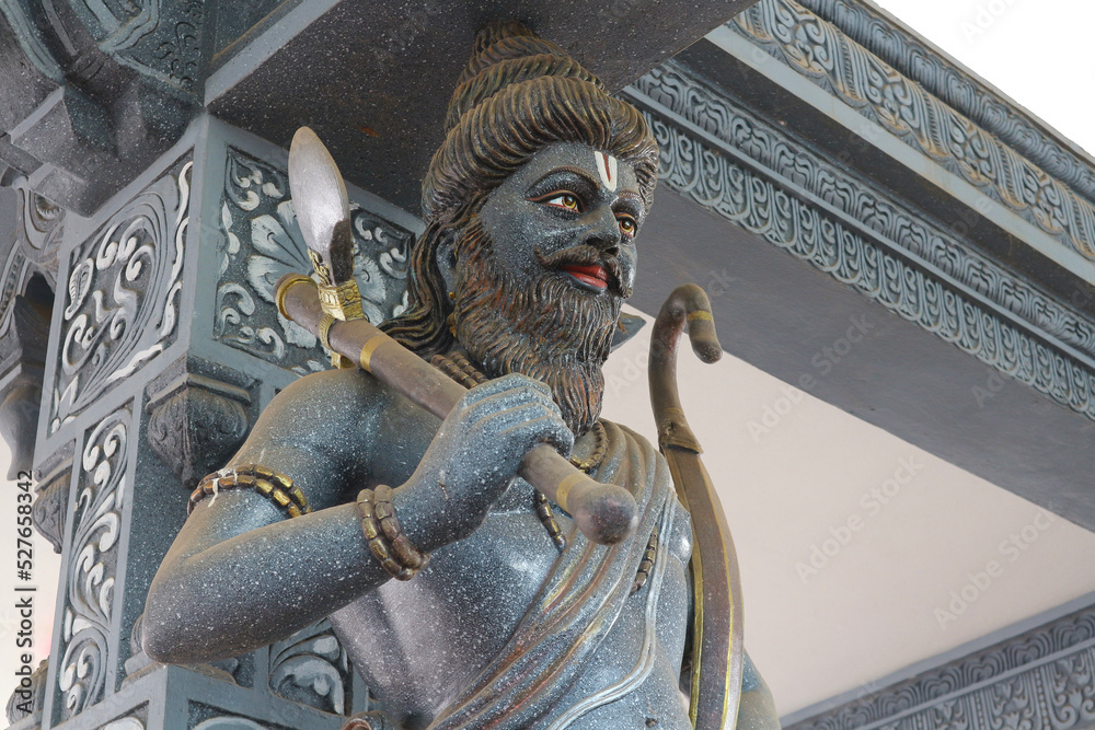 Foto de Parashurama is an avatar of Lord Vishnu. Religious sculpture in ...