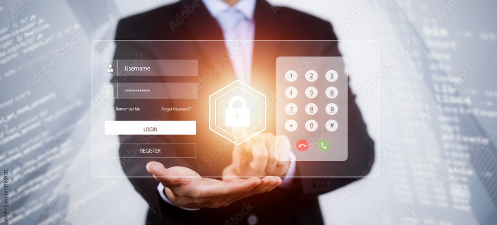 Dialing on virtual telephone keypad with Emergency and transparent ...