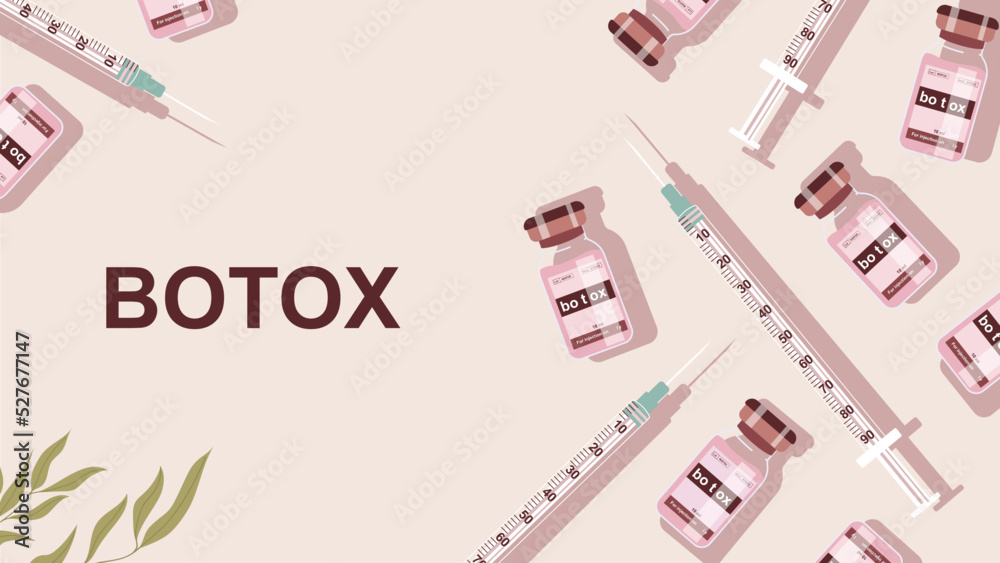 Botulinum toxin anti-aging treatment. Botox beauty injection ...