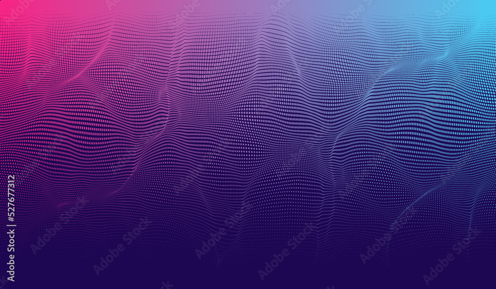 Vector abstract halftone fading dots background. Vibrant abstract ...