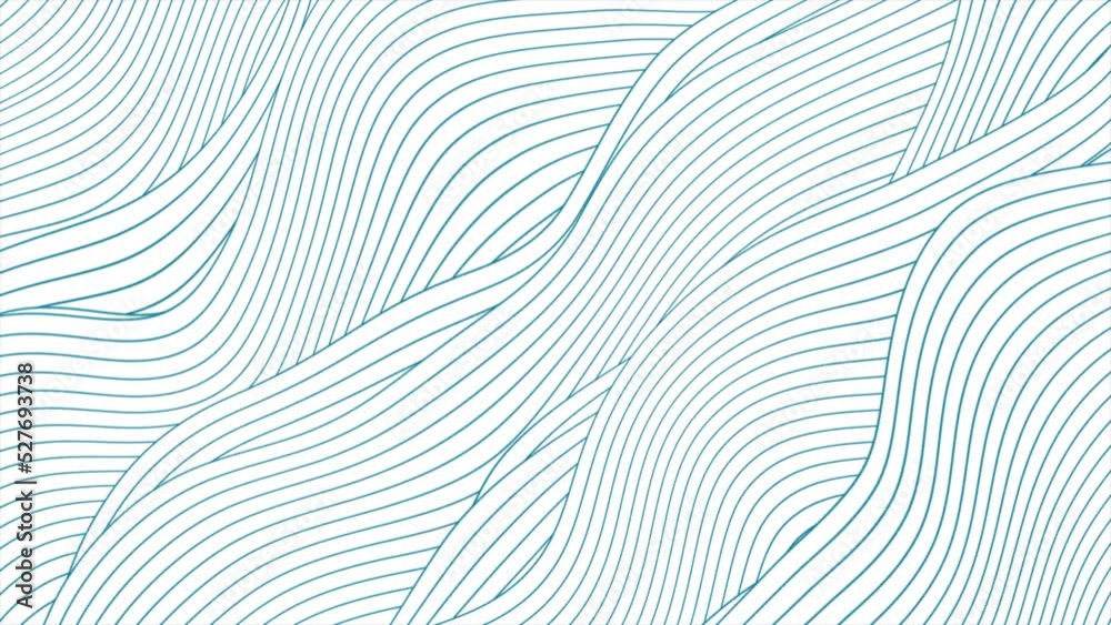 Blue white minimal linear waves abstract futuristic tech background ...