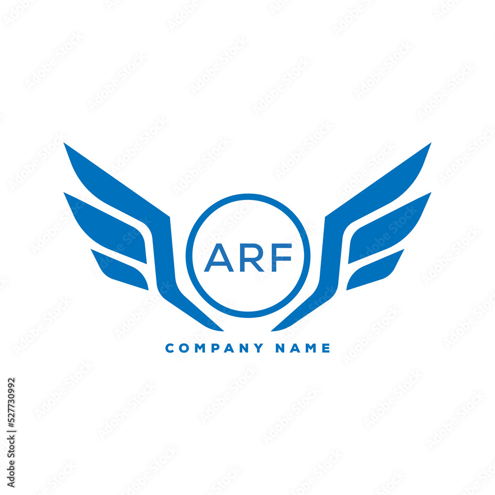 ARF letter logo design.ARF creative initials monogram vector letter ...