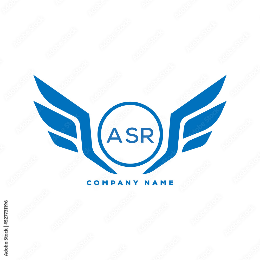 ASR letter logo design.ASR creative initials monogram vector letter ...