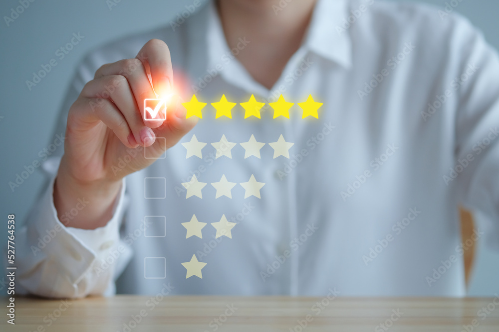 Customer Experience Concept. Review, increase rating or ranking ...