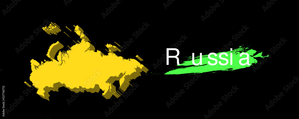 russia map, russia outer boundary map, russia projected map, Country ...