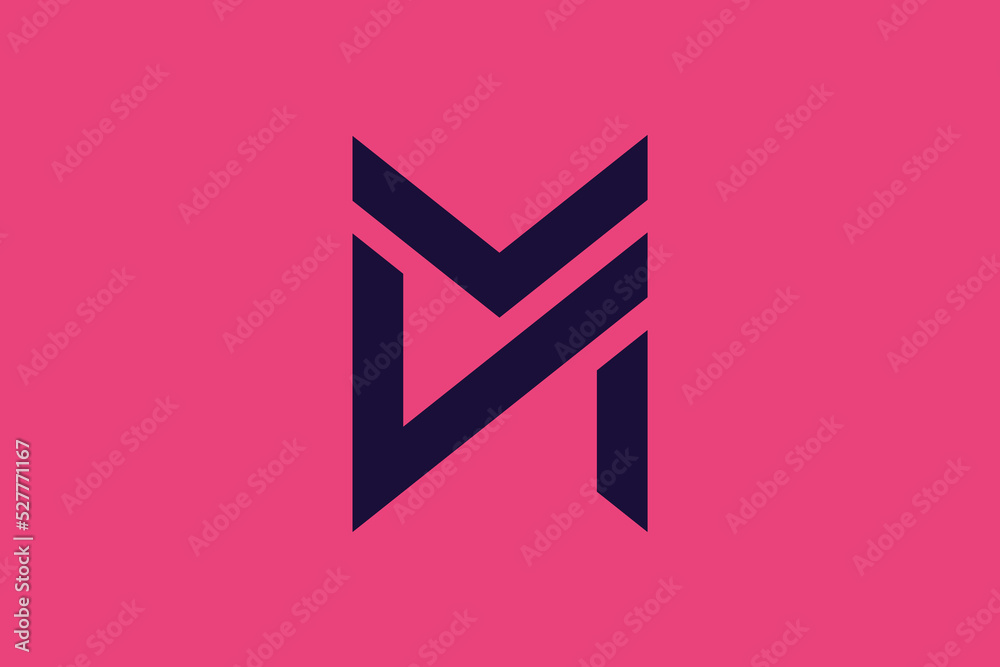 Minimal MJ logo. Icon of a JM letter on a luxury background. Logo idea ...
