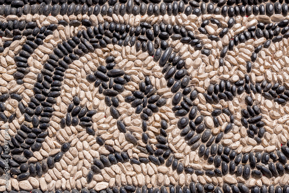 Pebble stone pavement. Symi Island, Greece Stock Photo | Adobe Stock