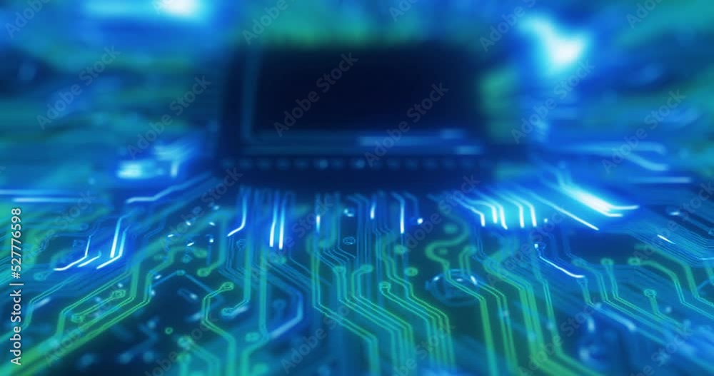 Futuristic, cyber security and digital programming circuit board for ...