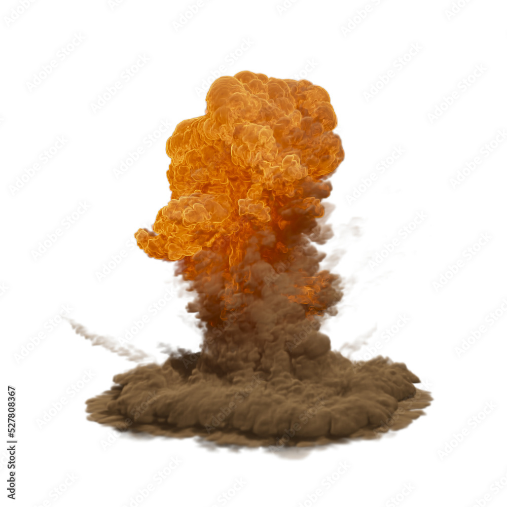 Fiery Explosion Bomb Blast Overlay, Transparent Background PNG Stock ...
